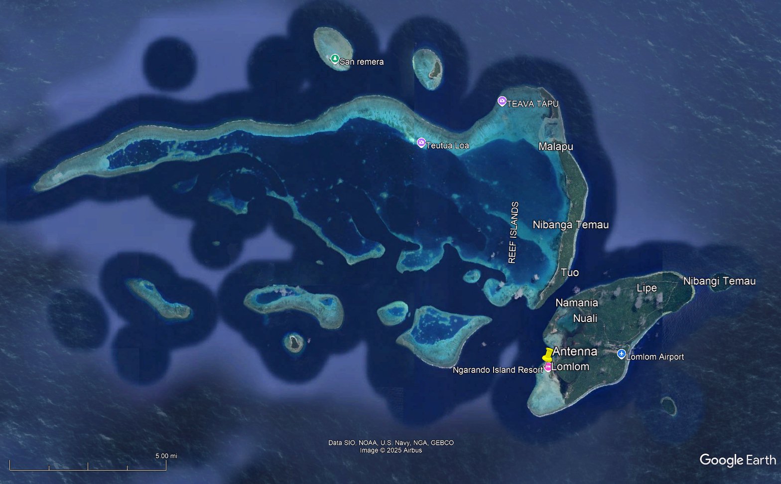 W7GJ 2025 6m EME DXpedition to Pigeon Island, Temotu Province, Solomon Islands